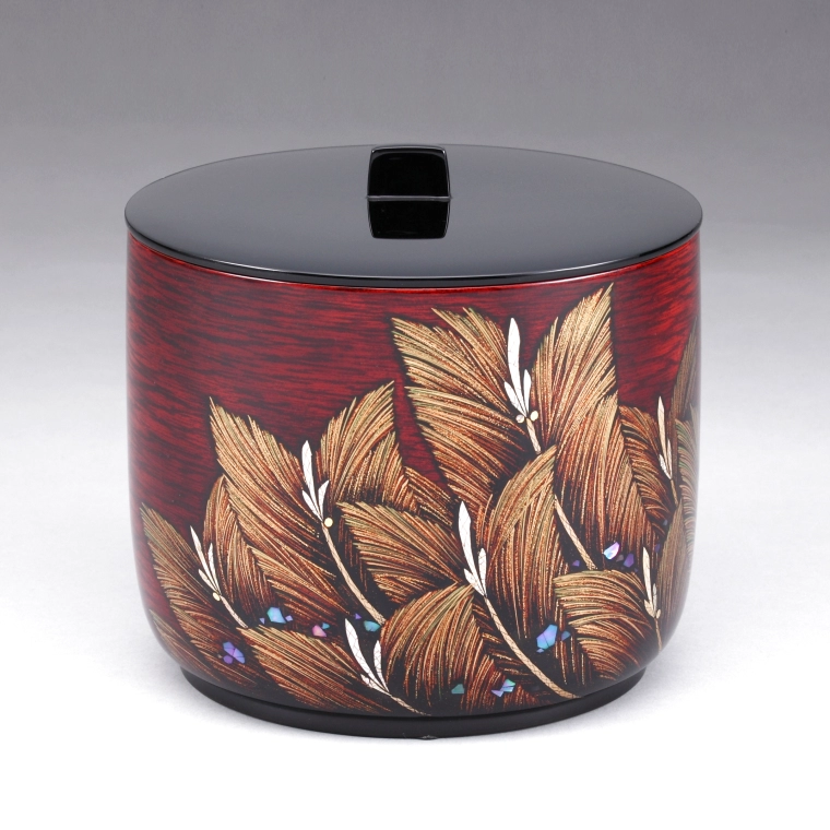 Water Jar with Design in Makie "Shine of the Morning Sun" (Yuji Okado ...